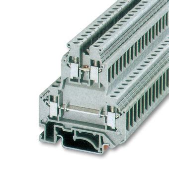 Double Layer Wiring Terminal Block Connector DIN Rail Terminal Block China Connector And