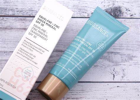 Biossance Squalane Zinc Sheer Mineral Sunscreen Spf 30 Review