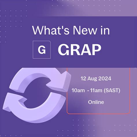 Join Us For Our Latest Whats New In Grap Webinar Where We Dive Into