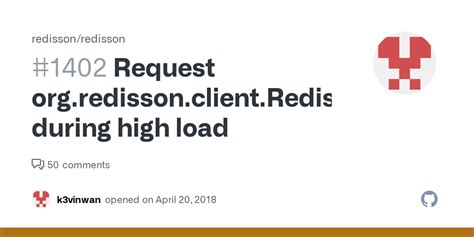 request org redisson client redistimeoutexception during high load