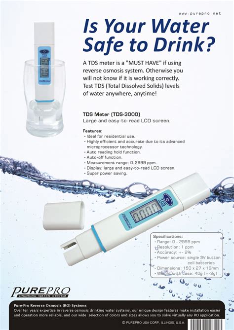 Purepro® Tds Meter