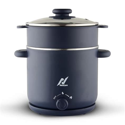 Nexlev Multi Purpose Electric Food Kettle18l Stainless Steel Pot