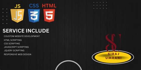 Write And Fix Any Script In Html Css Javascript And Jquery By