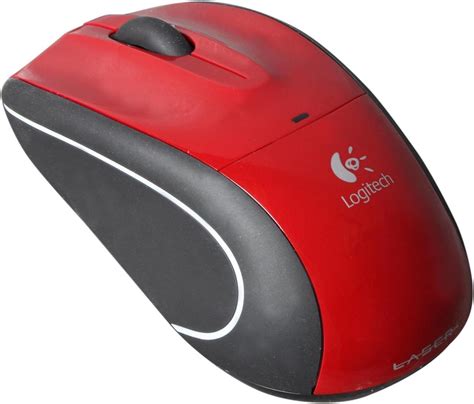 Logitech V450 Nano Red Cordless Laser Mouse
