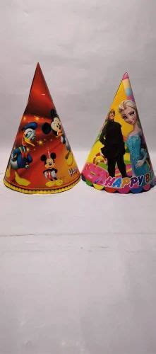 Printed Birthday Party Hat At Rs 10piece Birthday Cap In Hyderabad