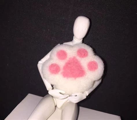 Cat Paw Brooch Cute Cat Brooch Wool Accessories Animal Brooch Mini