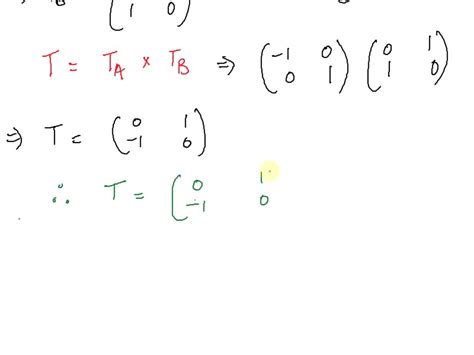 solved find the standard matrix for the linear transformation