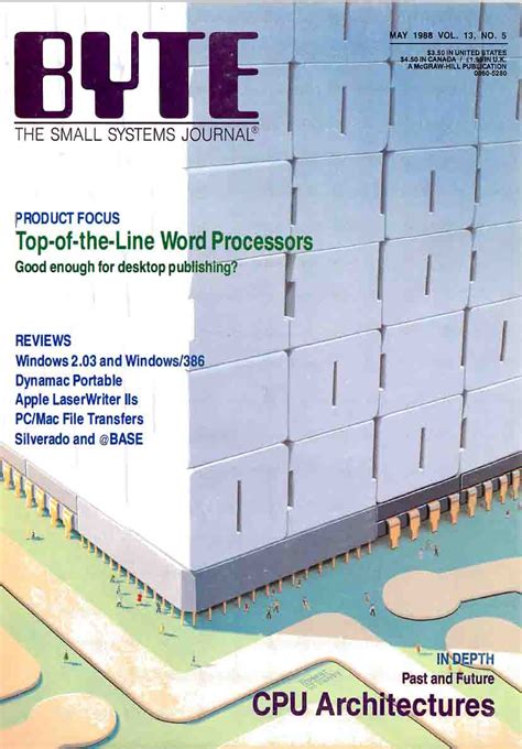 Byte Magazines Cpu Architectures” Cover Re Created As A Photograph