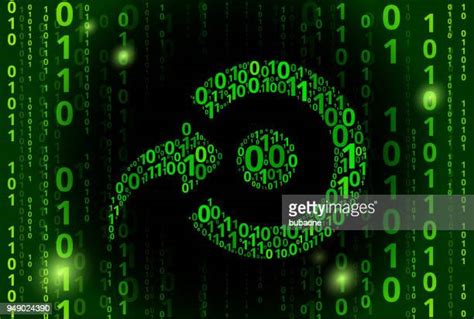 Target Binary Code Vector Pattern Background High Res Vector Graphic