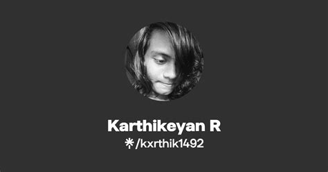 Karthikeyan R Instagram Linktree