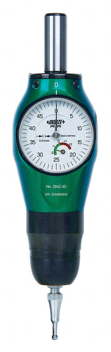 Insize 3d Dial Indicator Vertical Indicator Style White 0 To 15mm
