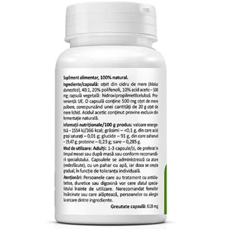 Pachet Berberine Berberina Apple Cider Vinegar Otet Din Cidru De