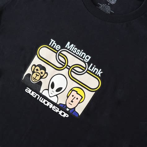Camiseta Alien Workshop Missing Link Preto Steezy