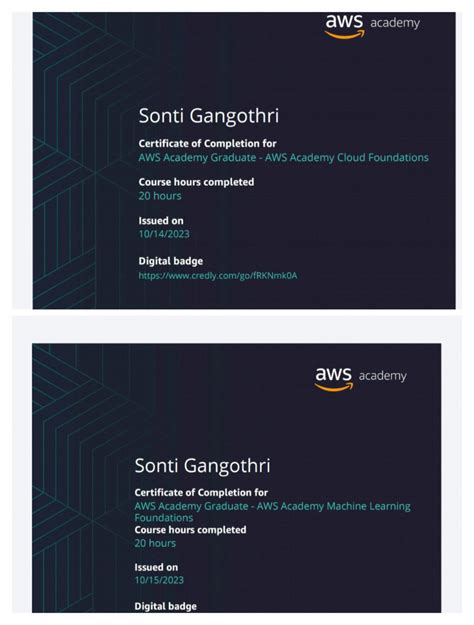 gangothri sonti on linkedin aws eduskills