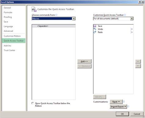 Vba Excel Macro From Add In Not Visible Stack Overflow