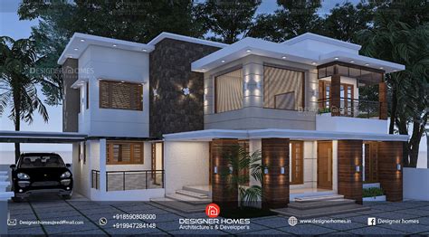 Box Type Contemporary House Kerala Model Home Plans