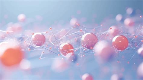 Network Of Color Spheres And Minimalist Design Stock Illustration Illustration Of Concept