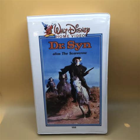 Dr Syn Alias The Scarecrow Vhs 1964 Disney White Clamshell Big Box