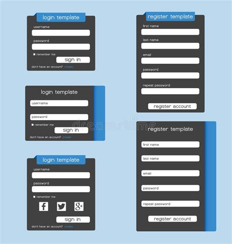 UI Template Web Elements UX Stock Vector Illustration Of Infographic Organization
