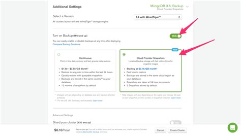 Mongodb Atlas の Cloud Provider Snapshots を使ってみた Developersio