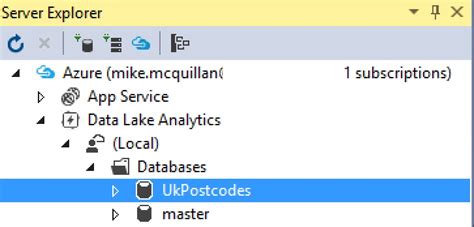 Stairway To U Sql Level 5 Databases And Tables In Azure Data Lakes With U Sql Sqlservercentral