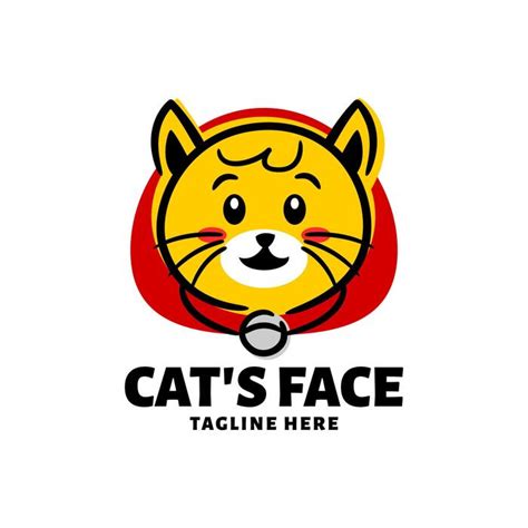 Cat Face Logo Vector Art Icons And Graphics For Free Download