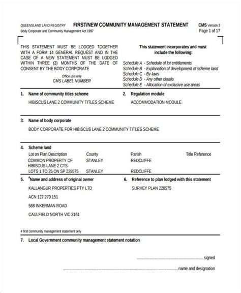 7 Management Statement Examples To Download