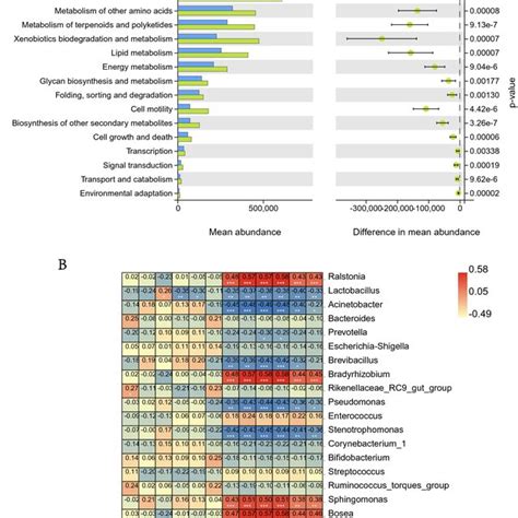 Differential Microbial Function Analysis Of The Icbps Group And Download Scientific Diagram