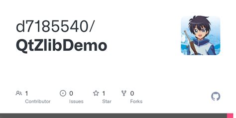 GitHub D QtZlibDemo