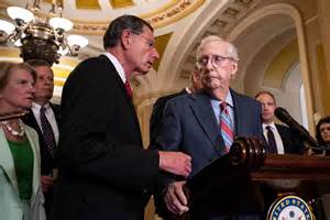 Mitch Mcconnell 83 Falls To Ground In Senate Building As Woman Asks