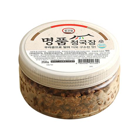 꽃마fresh 옹고집 명품 청국장 350g유통기한 2026년 7월 19일 꽃마usa