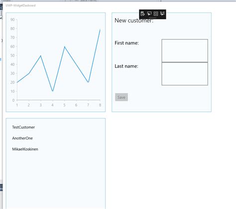 Widget To Widget Communication In Uwp Dashboard App Mikael Koskinen