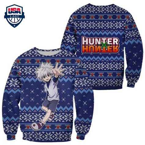 Hunter X Hunter Killua Zoldyck Ugly Christmas Sweater Usalast