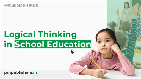 Logical Thinking In School Education