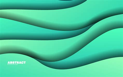 Abstract Wave Shape Papercut Blue Color Background 16279233 Vector Art At Vecteezy