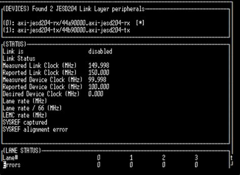 Custom Hdl And Linux Image Implementation Issue Config Tx Mode 23 Rx Mode 24 2off Dacs 4off