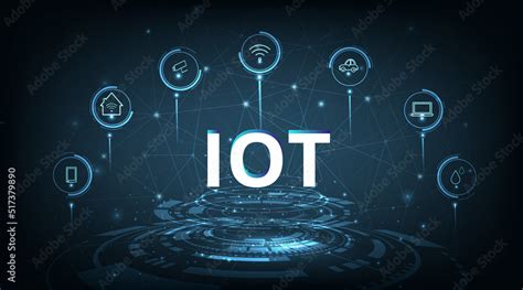 Internet Of Things Concept Iot Designglobal Network Connection