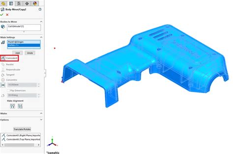 Using The Movecopy Body Feature In Solidworks Goengineer