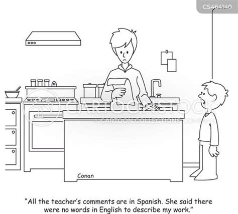 Spanish Class Cartoon