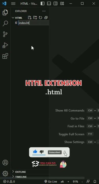 Create New File In Vs Code Editor Shorts Youtubeshorts Html Youtube