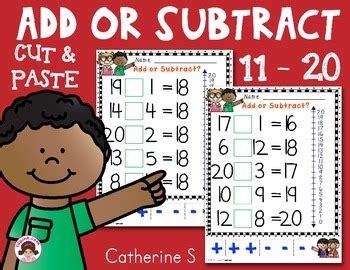 Addition And Subtraction To Worksheets By Catherine S TpT