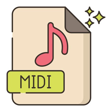Midi Icon Flaticons Lineal Color Midi Icon Flaticons Lineal Color
