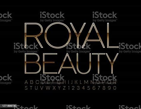 벡터 글래머 사인 로얄 뷰티 우아한 황금 알파벳 문자와 숫자 0명에 대한 스톡 벡터 아트 및 기타 이미지 0명 고급 고전 양식 Istock