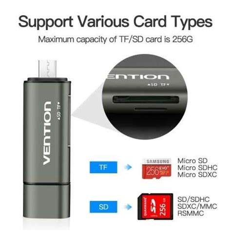 Vention USB 3 0 Type C Micro USB Multi Function Card Reader VEN CCHH0 Dataworld Kenya