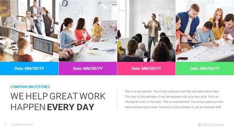 Project Status PowerPoint Presentation Template Designs SlideGrand