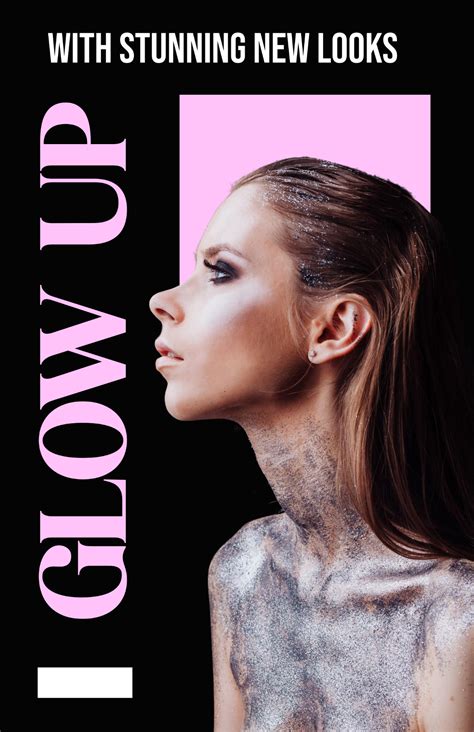 Free Makeup Course Poster Template To Edit Online