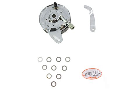 45 Inch Chrome Rear Brake Backing Plate Assembly