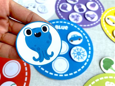 Color Matching Color Sorting Activity Learning Colors Babe Etsy