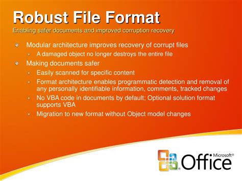 Ppt Microsoft Office Xml Formats Powerpoint Presentation Free Download Id100486