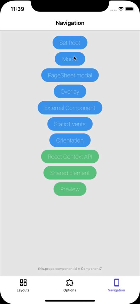 React Native Flutter Navigate To New Screen Display As A Modal